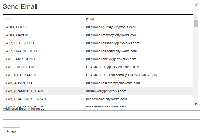 Email a Custom Inspection